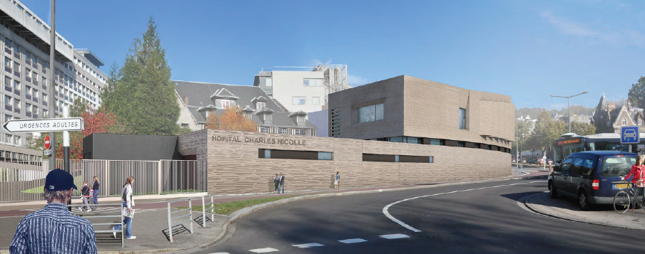 La construction d’un nouveau bâtiment pour le SAMU